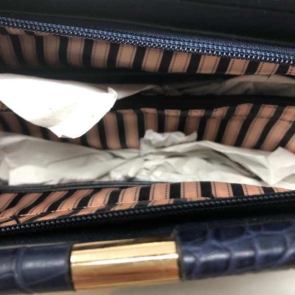 Isabelle Handbags | Bags | New Isabelle Navy Vegan Satchel Crossbody ...